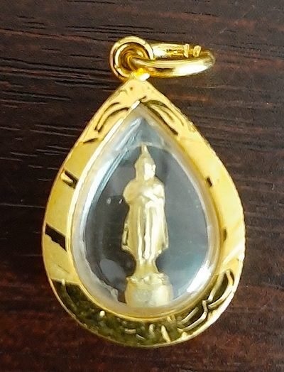Small Gold Friday Birthday Buddha Pendant - Thai Amulet - Thai Amulet ...