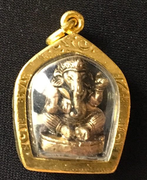 Thai Ganesh Amulets with Gold Case | 8 Variations!