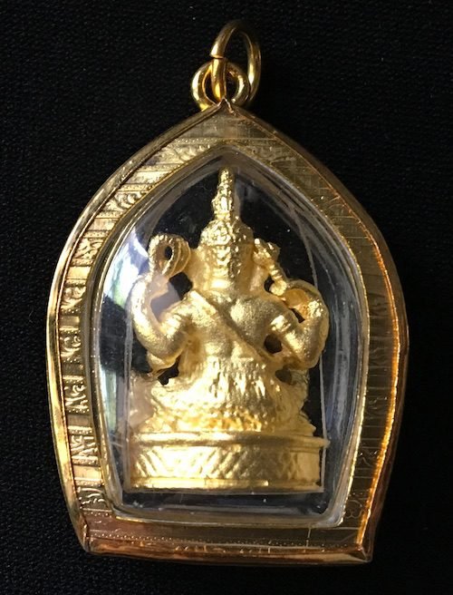 Thai Ganesh Amulets with Gold Case | 8 Variations!