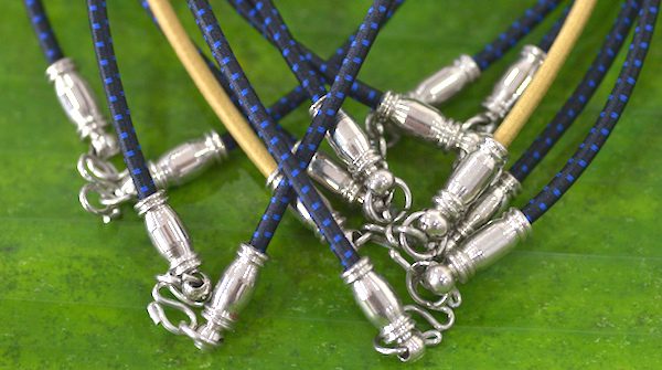 Premium Elastic Necklaces with Polished Stainless Steel Clasp