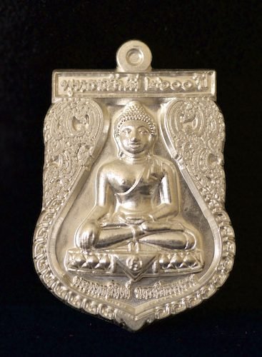 Premium Solid Silver Buddha Shield - Thai Amulet - Thai Amulet Store ...